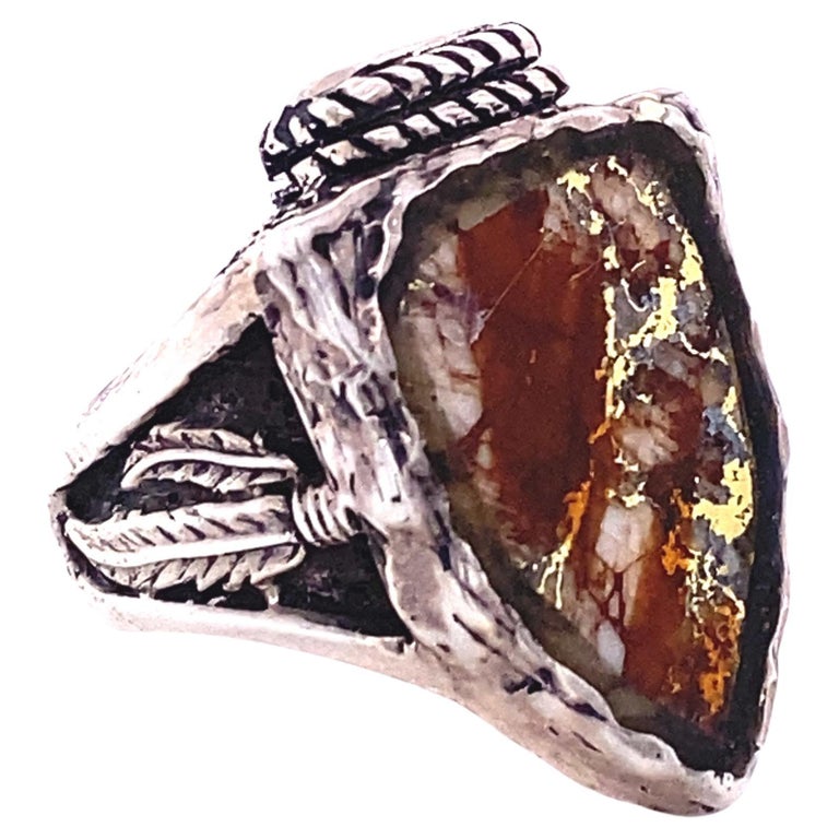 Rare Gold Quartz in Red Jasper Large Arrowhead Shaped Gold Infused ...