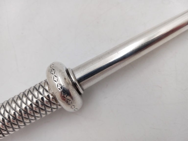 Rare Gorham Sterling Silver Monumental 19th Century Soup / Punch Ladle ...