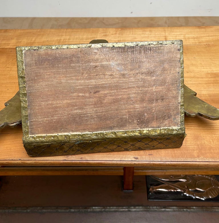 Rare Gothic Revival Embossed Brass Eagle Sculpture Church Altar Bible ...