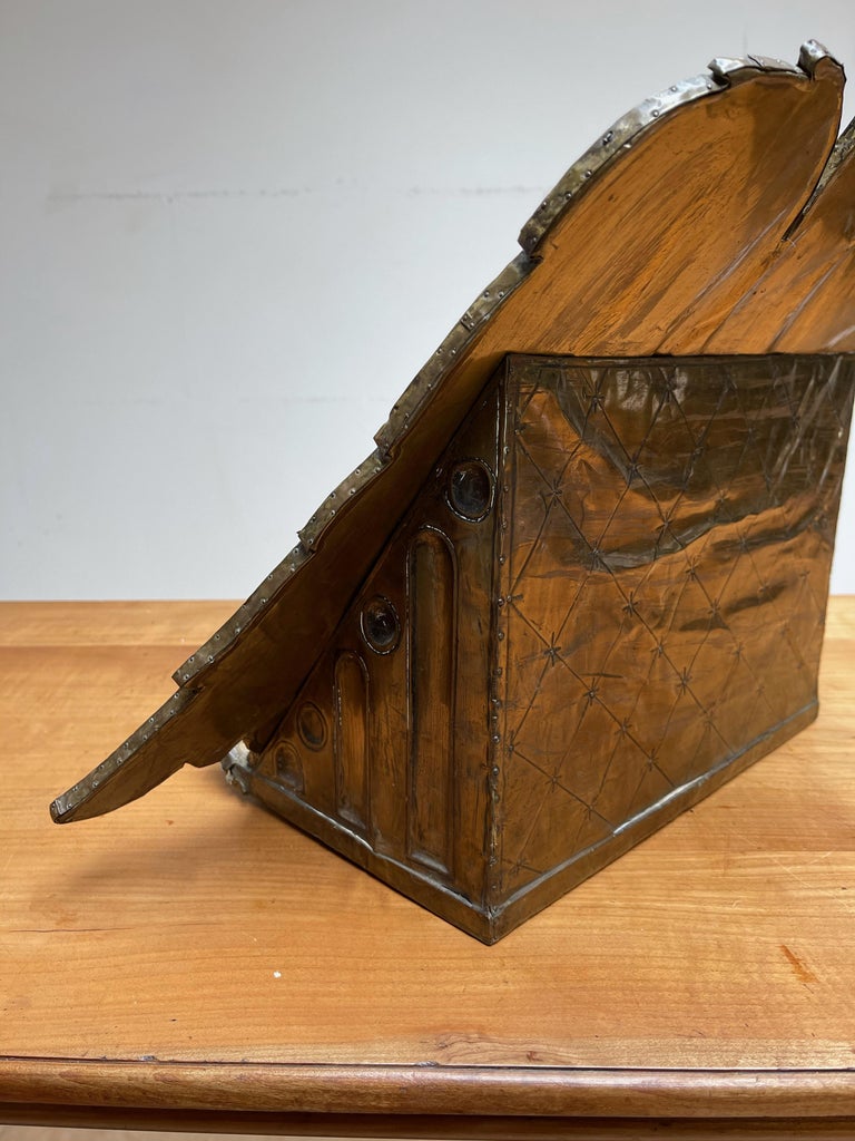 Rare Gothic Revival Embossed Brass Eagle Sculpture Church Altar Bible ...