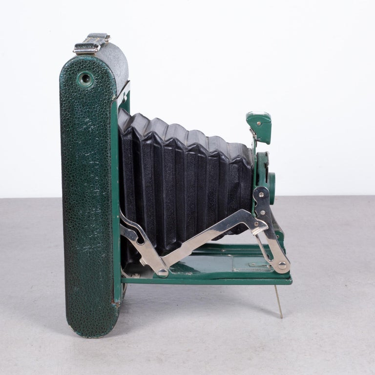 Rare Green Eastman Kodak "No. 1" Folding Camera and Case, circa 1909 ...