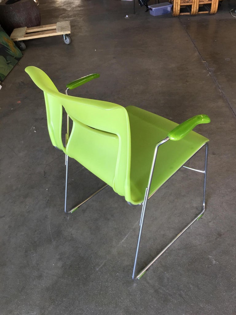 Rare Green Stylex "Rhythm" Armchair by Sava Cvek, Sets of 4 For Sale at ...