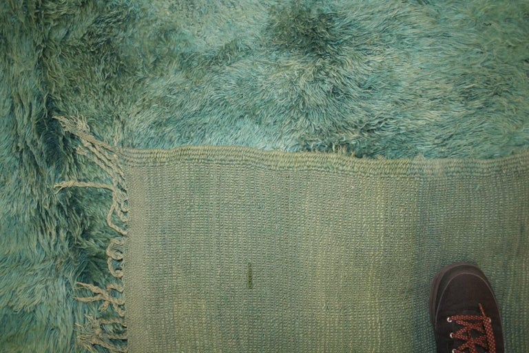 Rare Green Vintage Moroccan Berber Beni Mguild Rug For Sale at 1stDibs ...