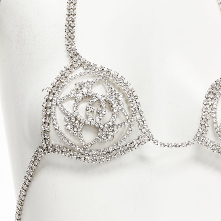 rare GUCCI ALESSANDRO MICHELE 2019 Runway GG rhinestone crystals ...