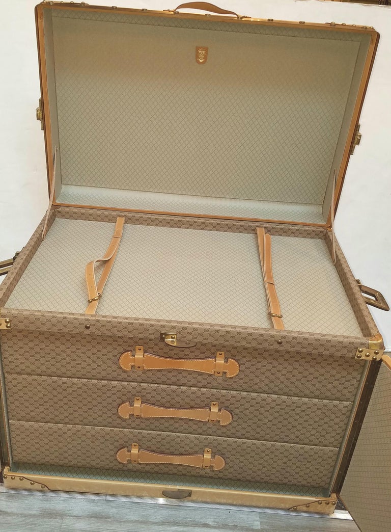 Rare Gucci Hard Sided Travel Trunk For Sale at 1stDibs