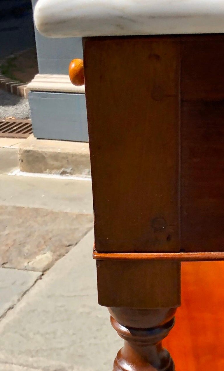 Rare Haitian Marble-Top French Bakers Table, 19th Century at 1stDibs ...