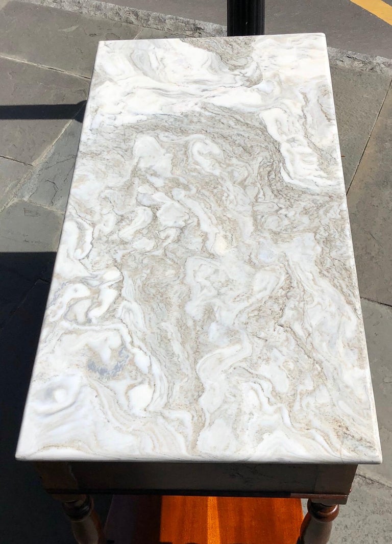 Rare Haitian Marble-Top French Bakers Table, 19th Century at 1stDibs ...