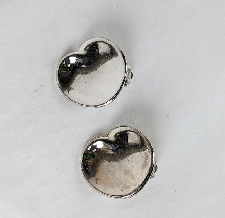 Rare Halston Heart Earrings For Sale at 1stDibs