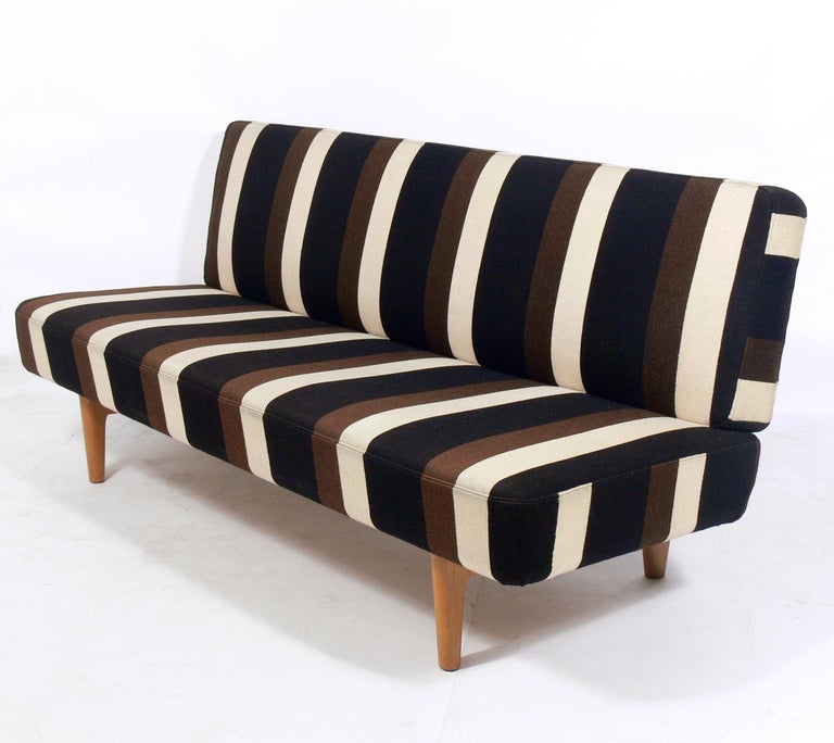 Rare Hans Wegner Sofa in Original Fabric at 1stDibs