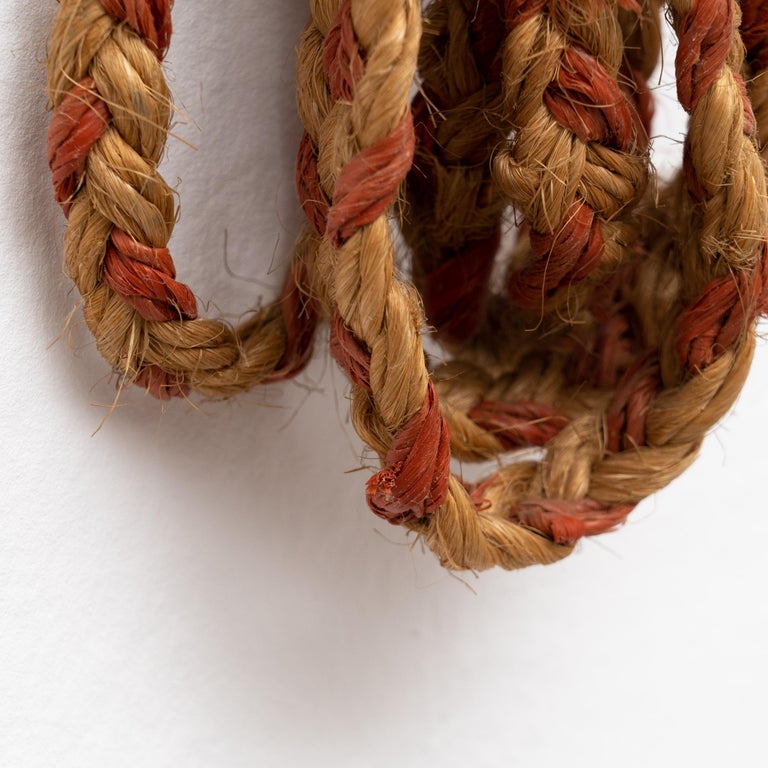 Rare Hemp Rope Artwork, circa 1980 For Sale at 1stDibs
