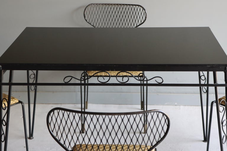 Rare Henry P. Glass for “Stux” Patio or Dining Set For Sale at 1stDibs