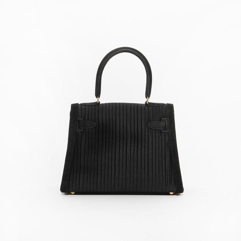 Rare Hermes Silk Kelly 20 Handbag at 1stDibs