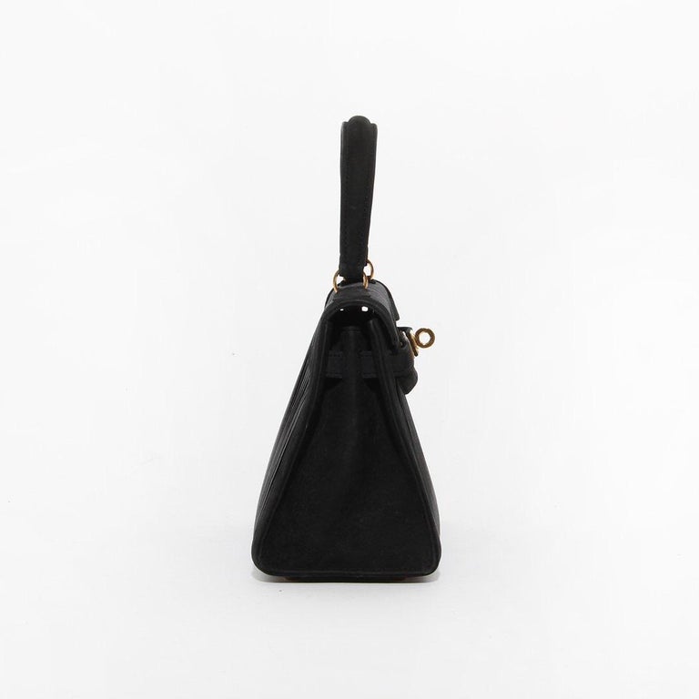 Rare Hermes Silk Kelly 20 Handbag at 1stDibs