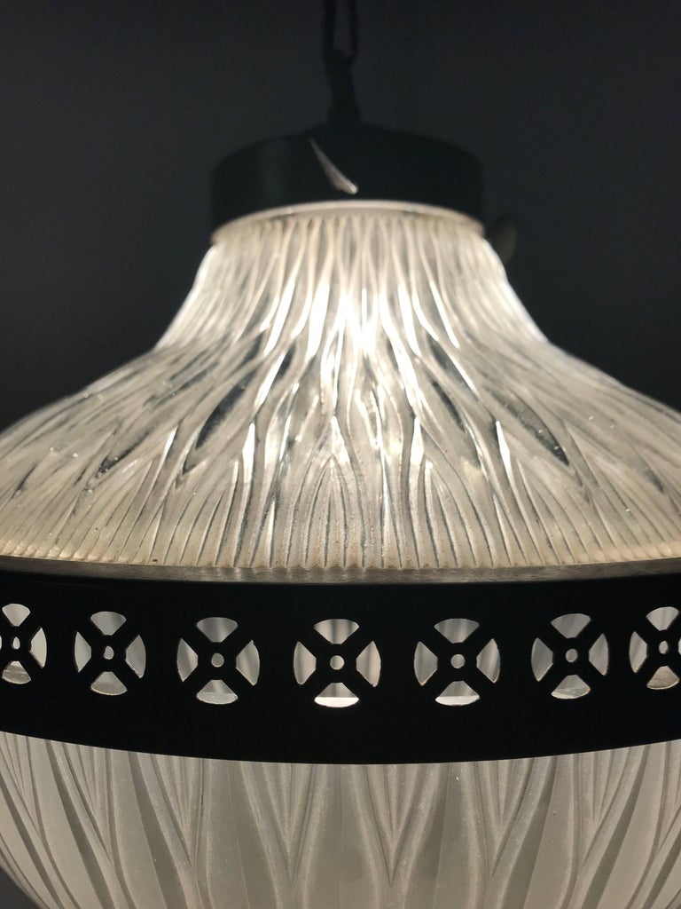 Rare Holophane Style German Arts and Crafts World War Pendant ...