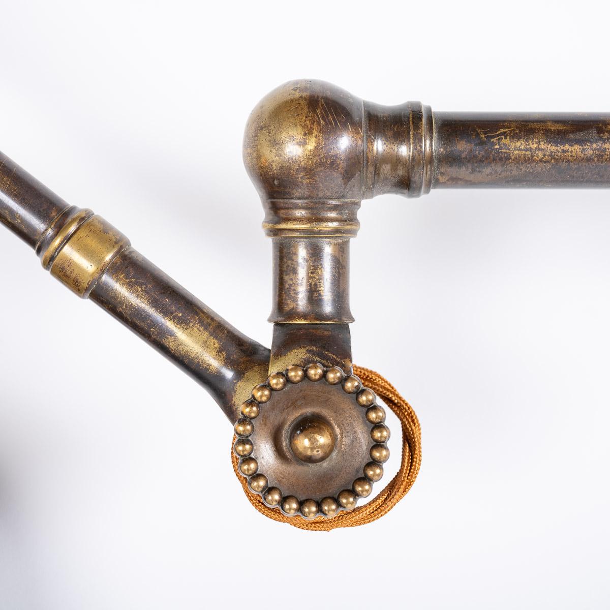 Rare Huge Brass Articulating Daisy Joint Machinist Lamp by John Dugdill ...