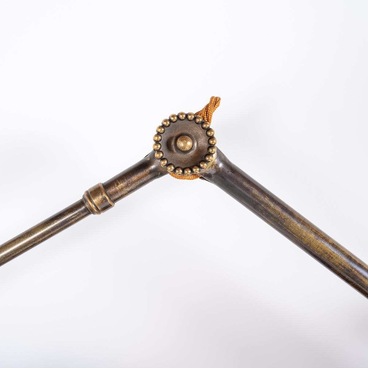 Rare Huge Brass Articulating Daisy Joint Machinist Lamp by John Dugdill ...