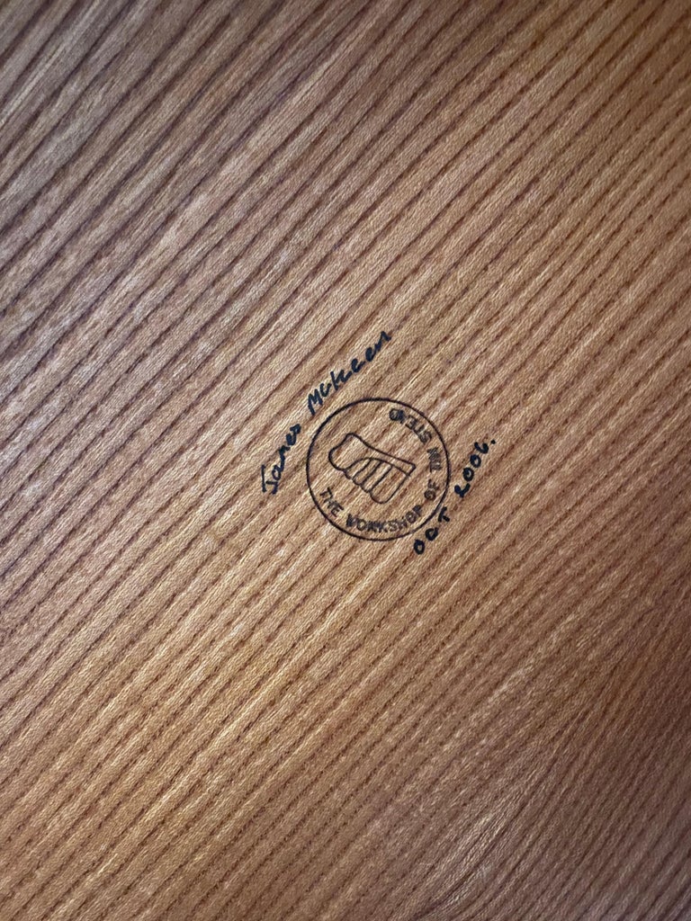 Rare Huge Slabbed Burr Elm Desk or Writing Table from the Tim Stead ...