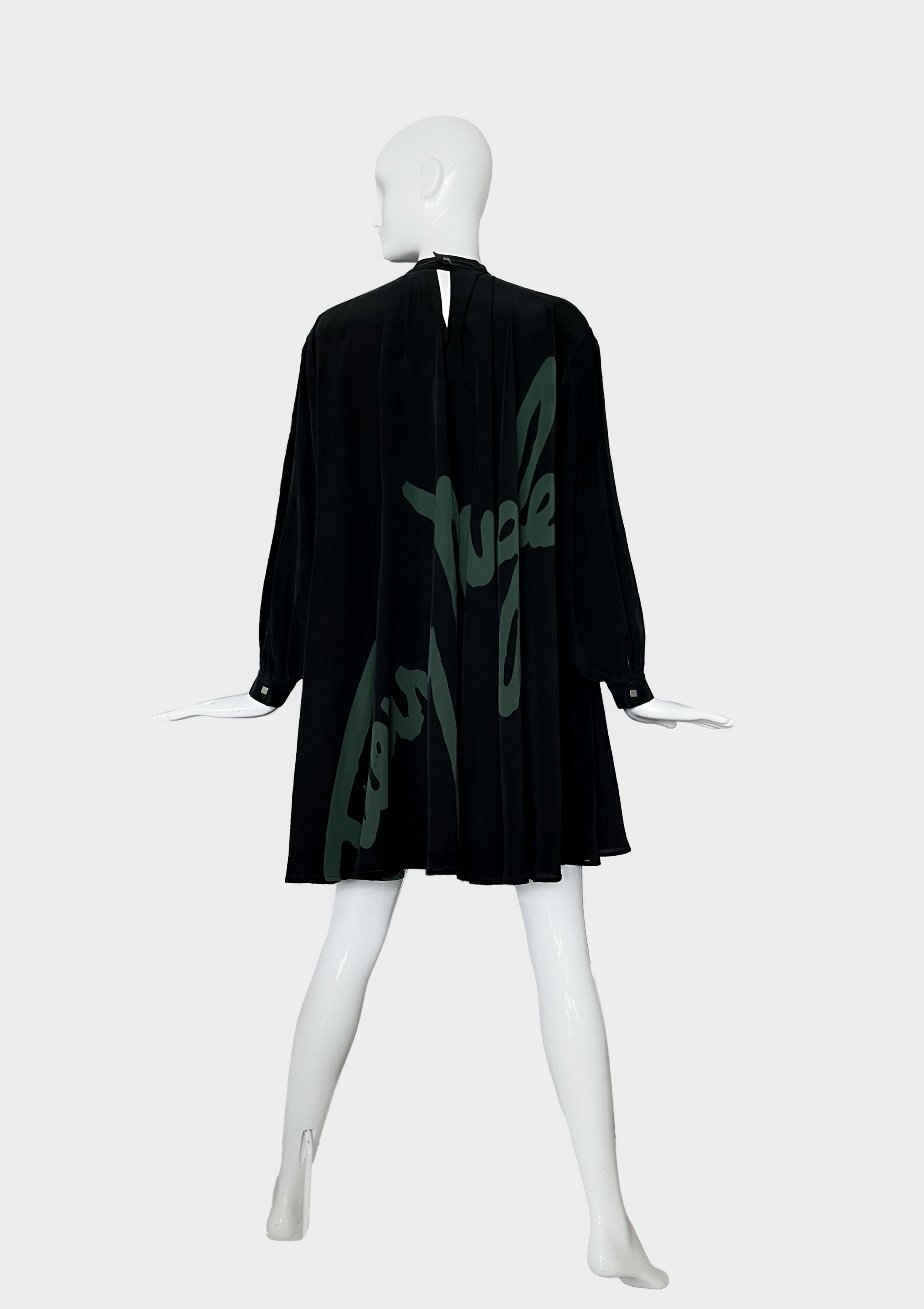 Rare Iconic Thierry Mugler Silk Signature Cape Dress FW 1981 Collection ...