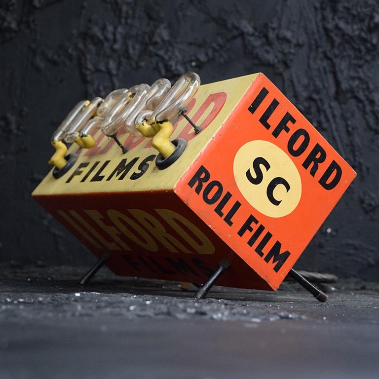 Rare Ilford Film Advertising Neon at 1stDibs