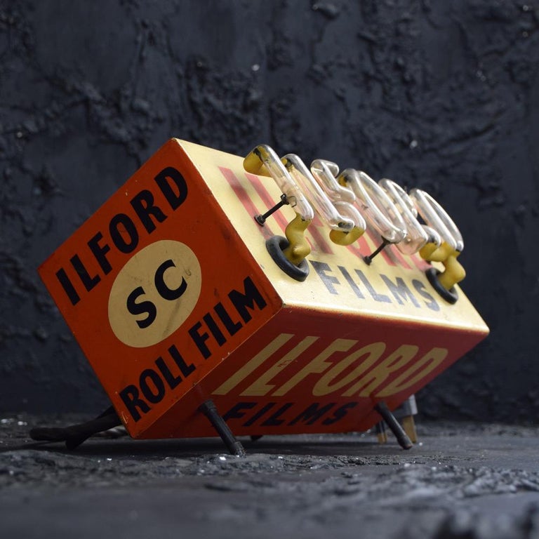 Rare Ilford Film Advertising Neon at 1stDibs