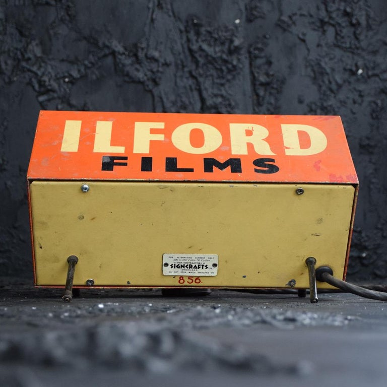 Rare Ilford Film Advertising Neon at 1stDibs