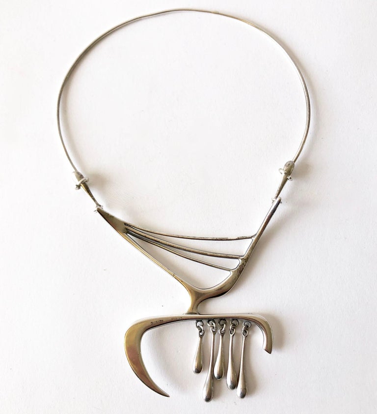 Rare Irvin and Bonnie Burkee Sterling Silver American Modernist ...