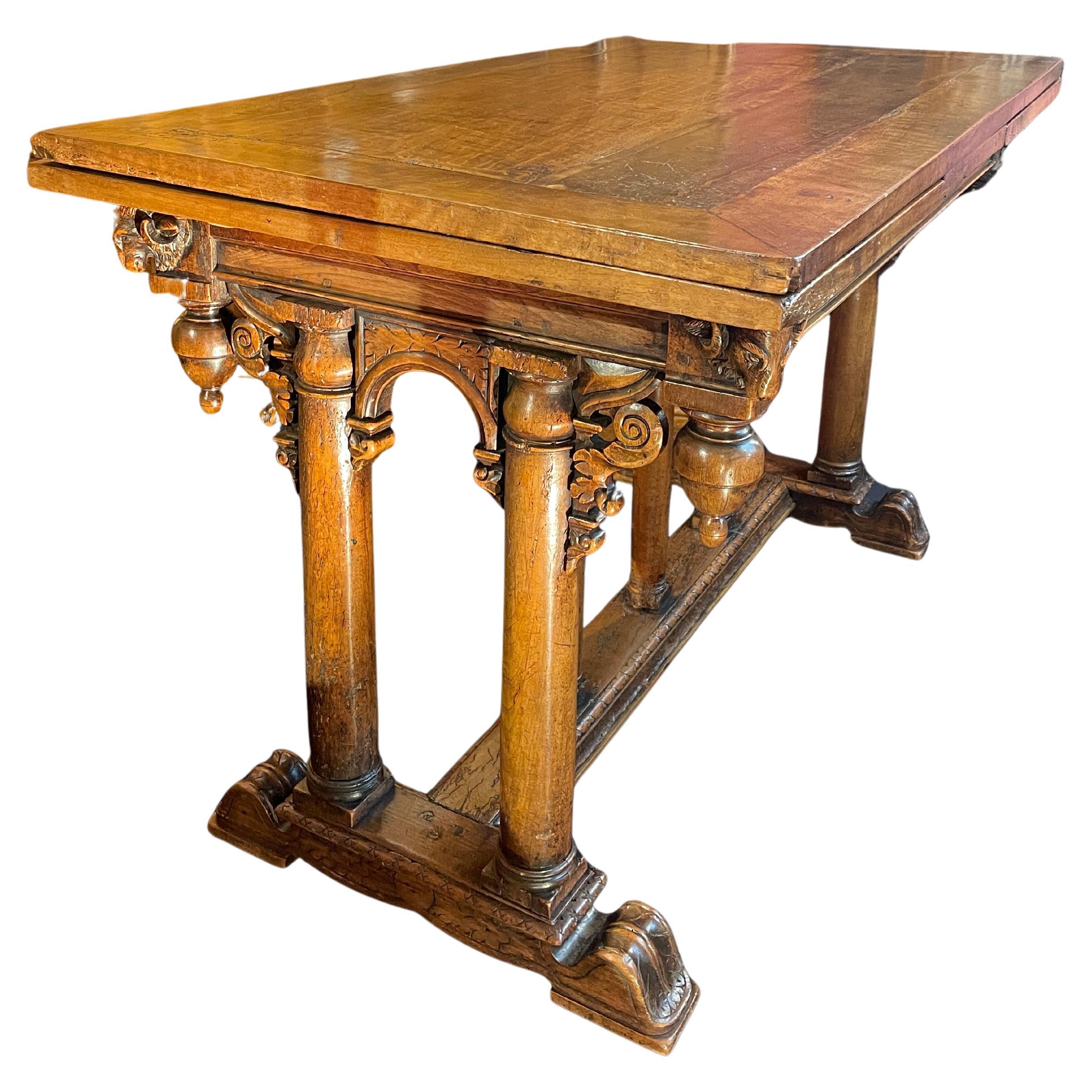 Rare Renaissance Table from Hugues Sambin School at 1stDibs