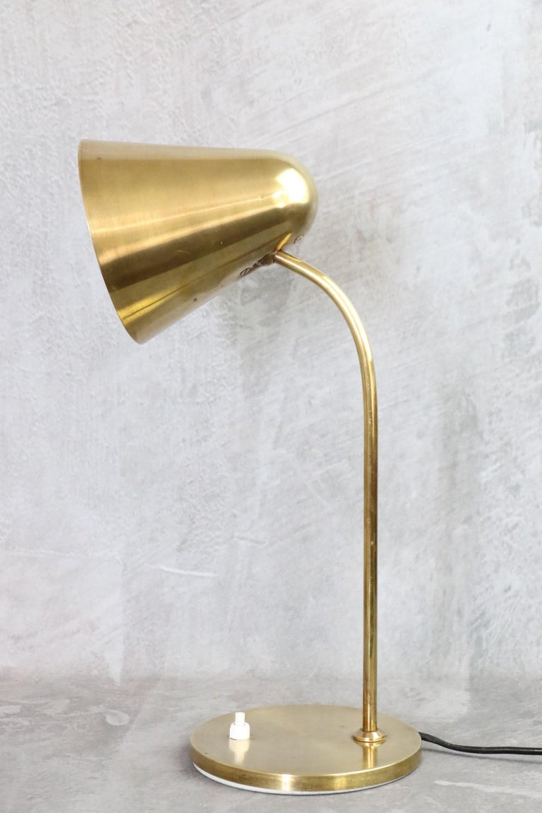 Rare Jacques Biny Midcentury Table Lamp circa 1950 Era Perriand ...