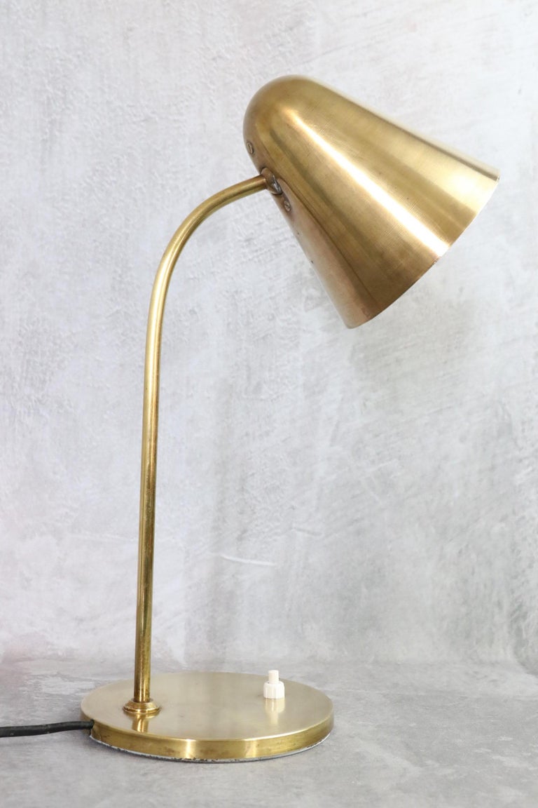 Rare Jacques Biny Midcentury Table Lamp circa 1950 Era Perriand ...