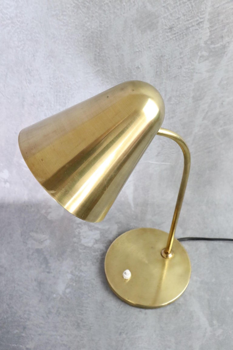 Rare Jacques Biny Midcentury Table Lamp circa 1950 Era Perriand ...