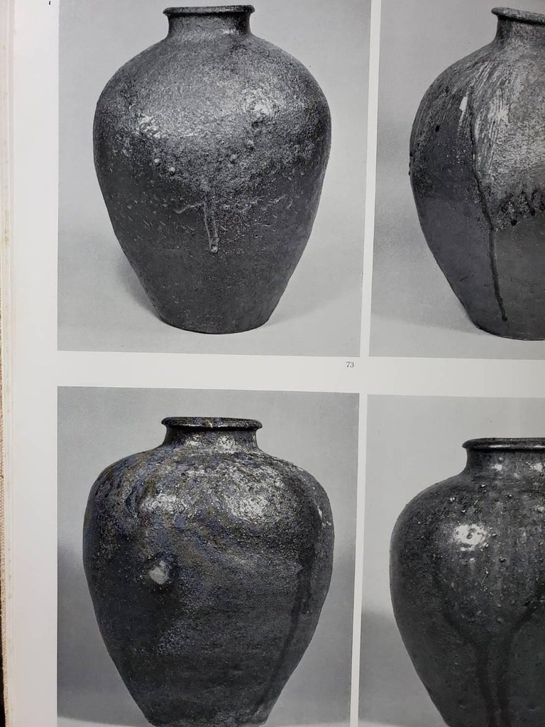 Rare Japanese Antique Pottery Large Jar "Tanba"/Beautiful Natural Glaze ...