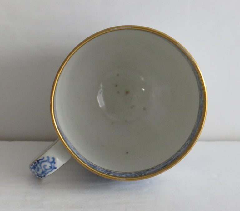Rare John Turner Porcelain Cup and Saucer in Traveller Pattern, circa ...