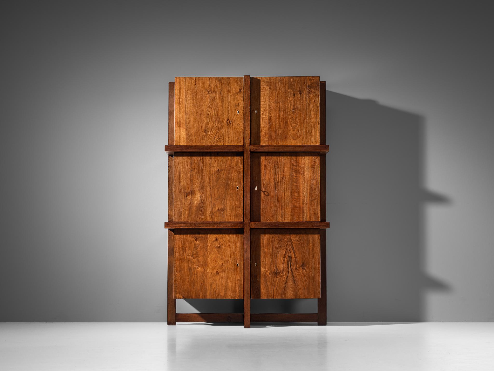 Rare Jordi Vilanova i Bosch Cabinet in Walnut and Birch For Sale at 1stDibs