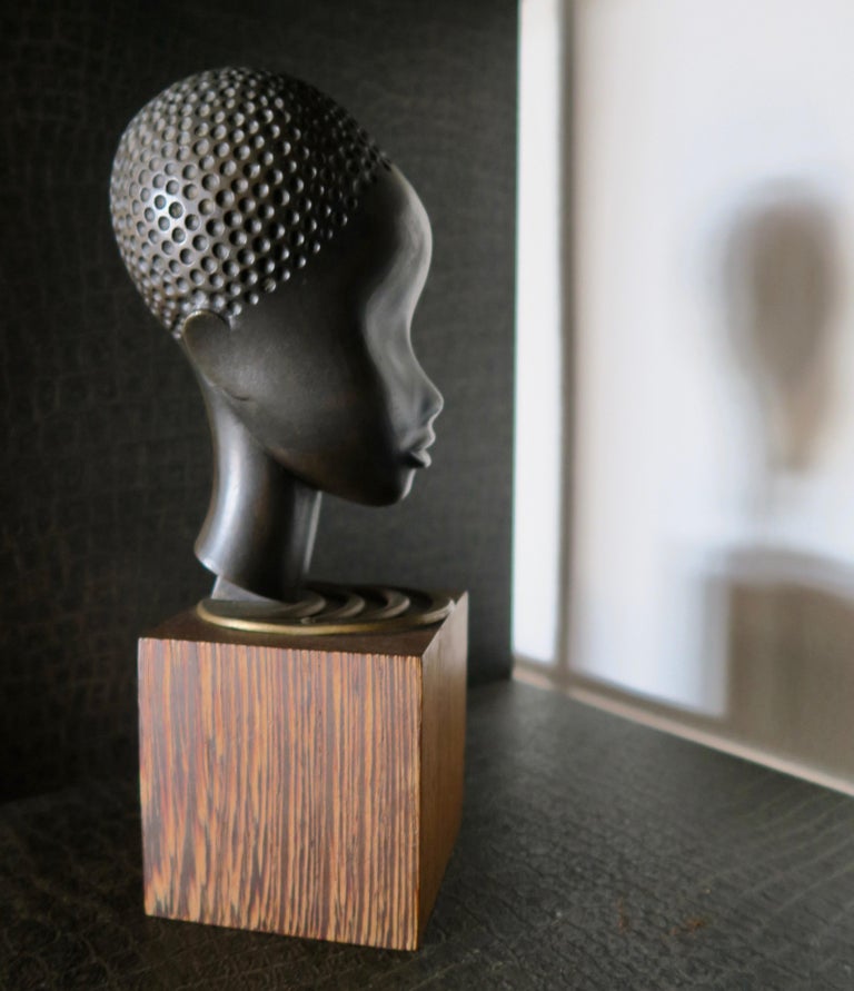 Rare Karl Hagenauer Bronze Plain Sculpture, 1930 For Sale at 1stDibs