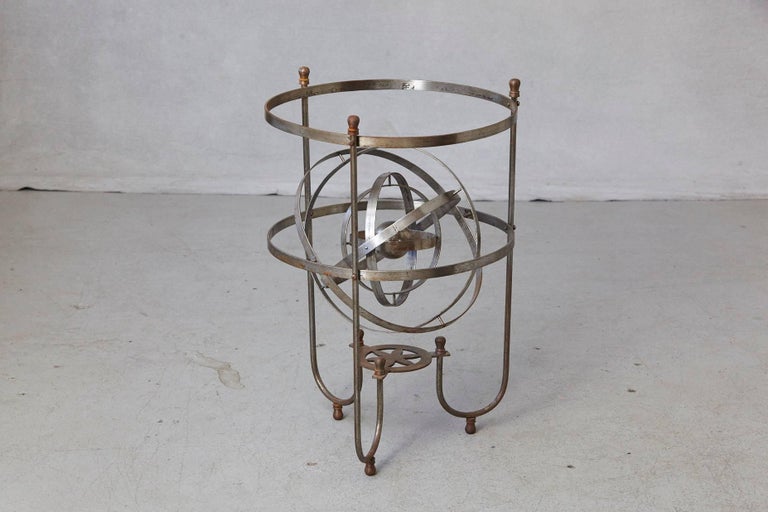 Rare Kinetic Side Table with Revolving Orbital Motion, England, 1930s ...