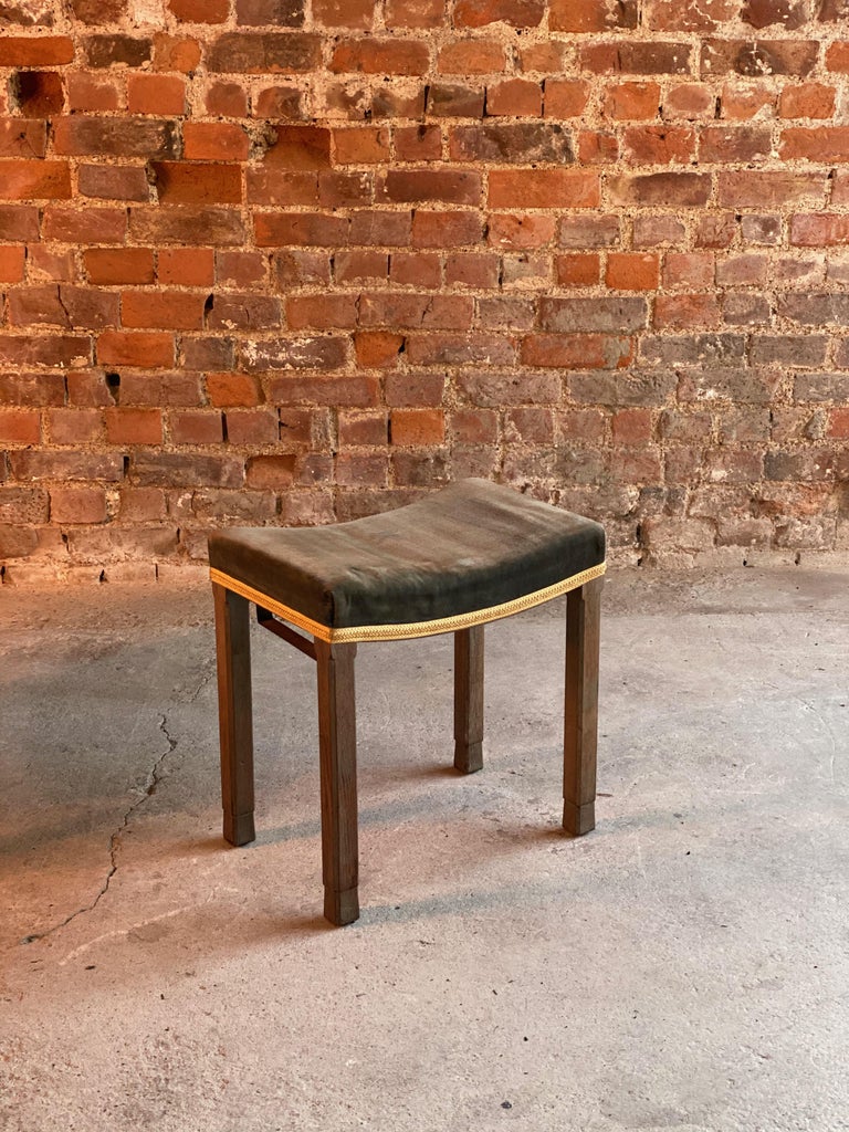 Rare King George VI Coronation Chair and Stool 1937 GRVI W Hands and ...