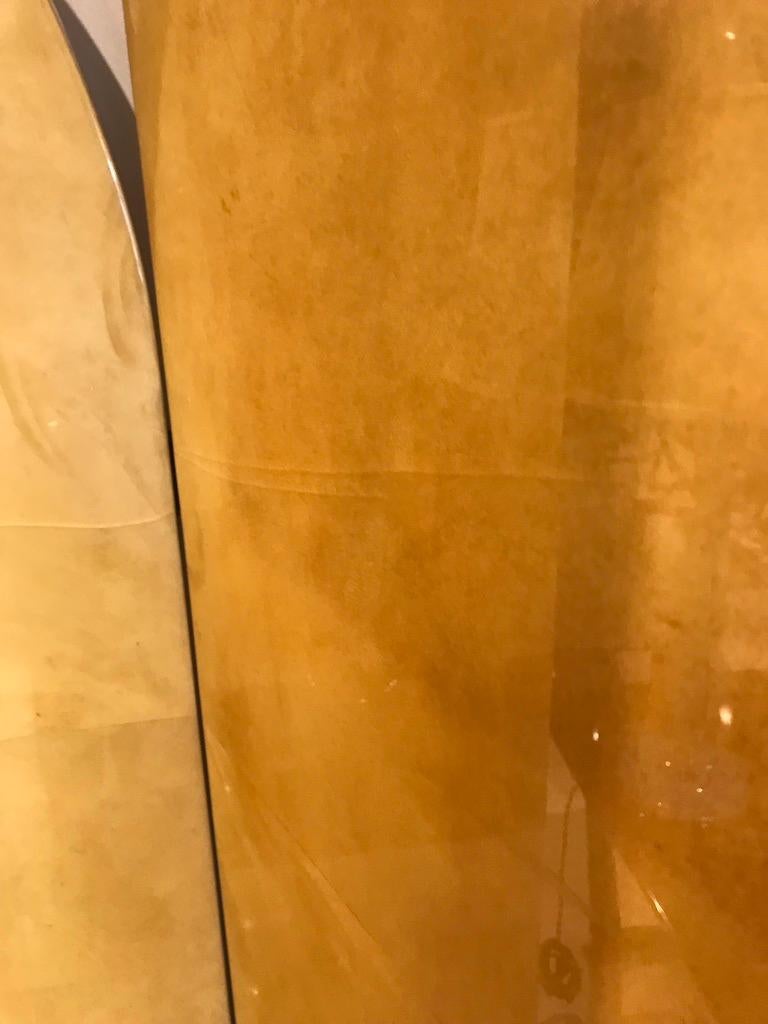 Rare Lacquered Parchment Screen by Aldo Tura at 1stDibs