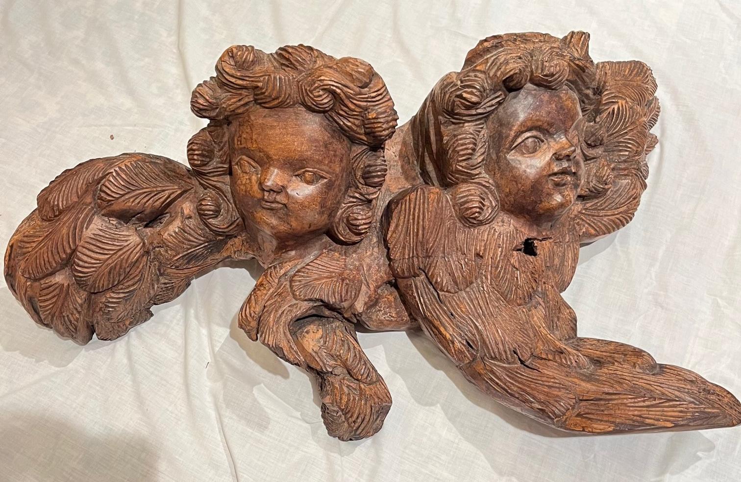 Rare Large 15th Century Renaissance English Oak Roof Angels Corbel. For ...