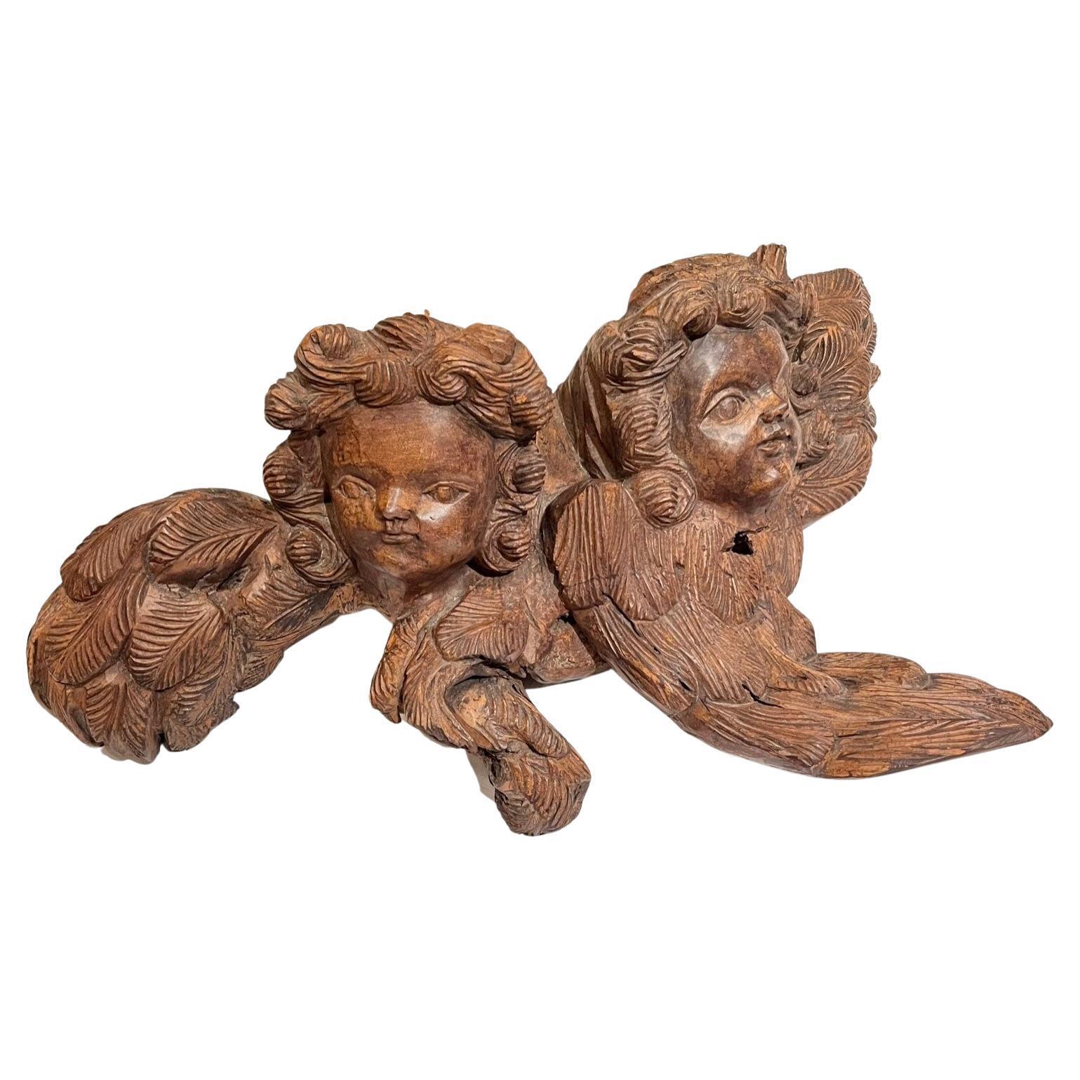 Rare Large 15th Century Renaissance English Oak Roof Angels Corbel. For ...