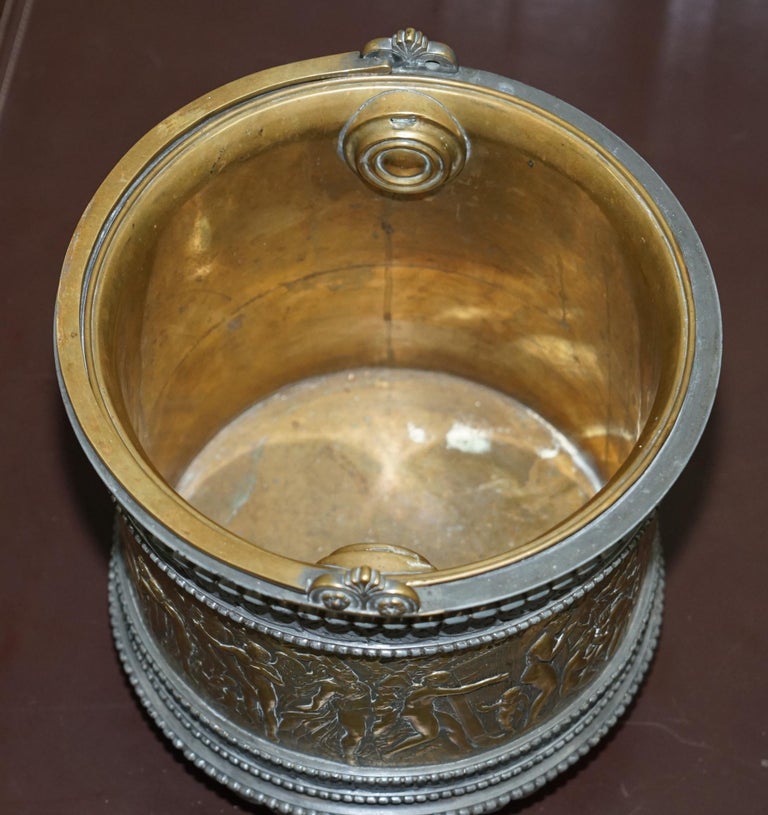 Rare Large 19th Century Renaissance Rival Champagne Bucket Roman Gods ...