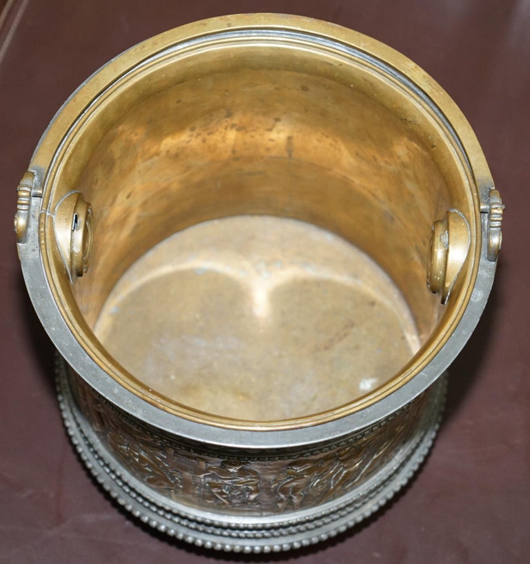 Rare Large 19th Century Renaissance Rival Champagne Bucket Roman Gods ...