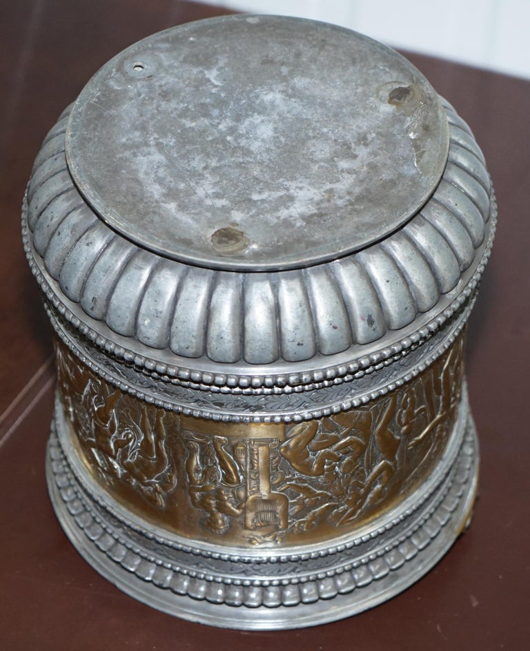 Rare Large 19th Century Renaissance Rival Champagne Bucket Roman Gods ...