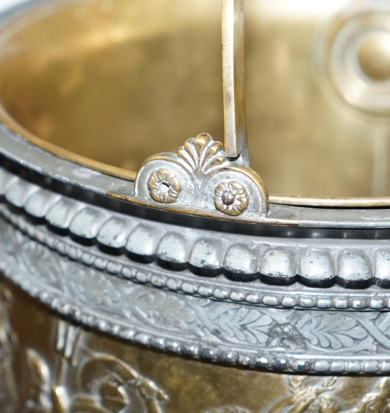Rare Large 19th Century Renaissance Rival Champagne Bucket Roman Gods ...