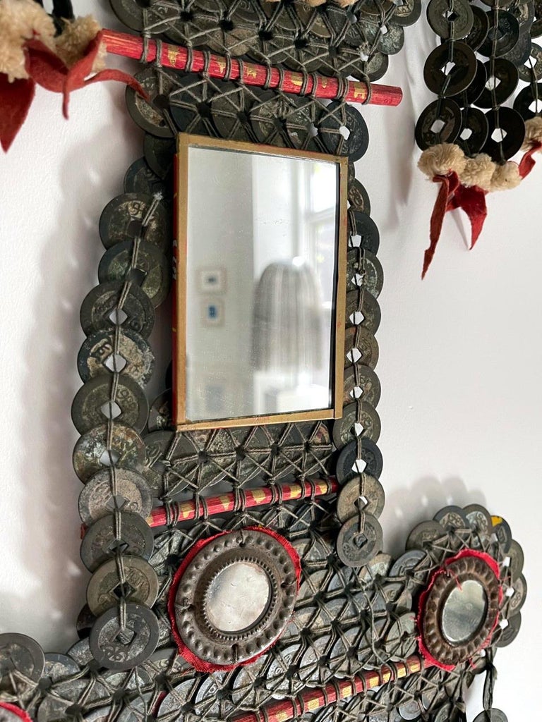 Rare Large Antique Balinese Temple Hanging Lamak, Indonesia For Sale at ...