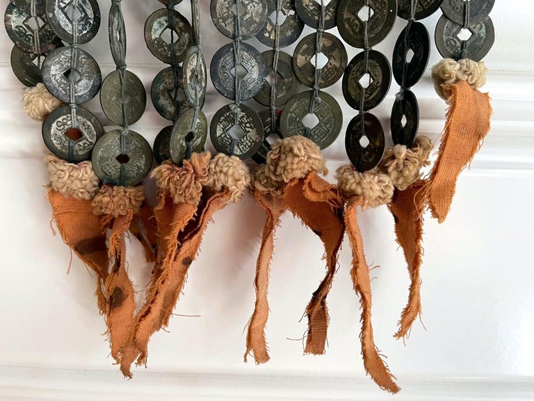 Rare Large Antique Balinese Temple Hanging Lamak, Indonesia For Sale at ...