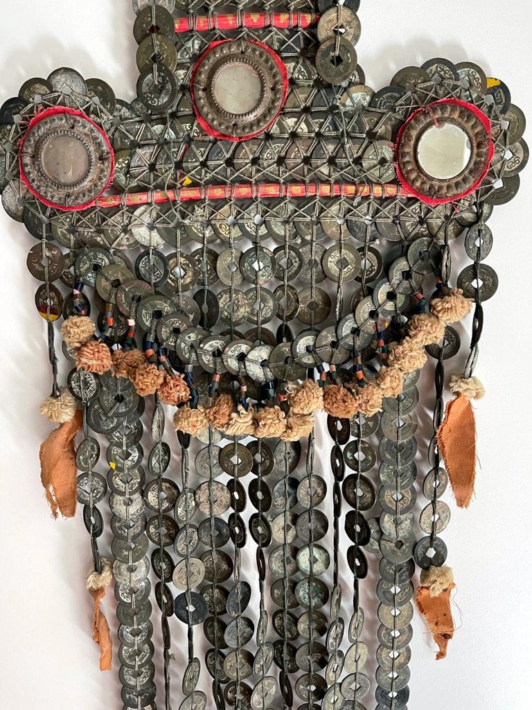 Rare Large Antique Balinese Temple Hanging Lamak, Indonesia For Sale at ...