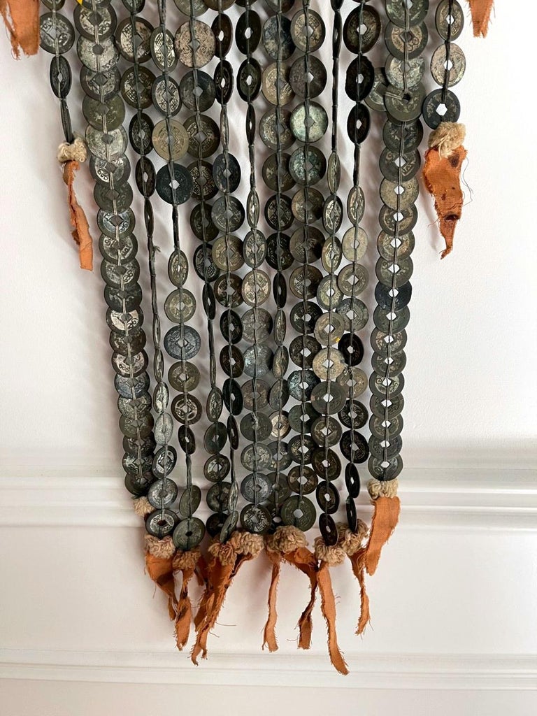 Rare Large Antique Balinese Temple Hanging Lamak, Indonesia For Sale at ...