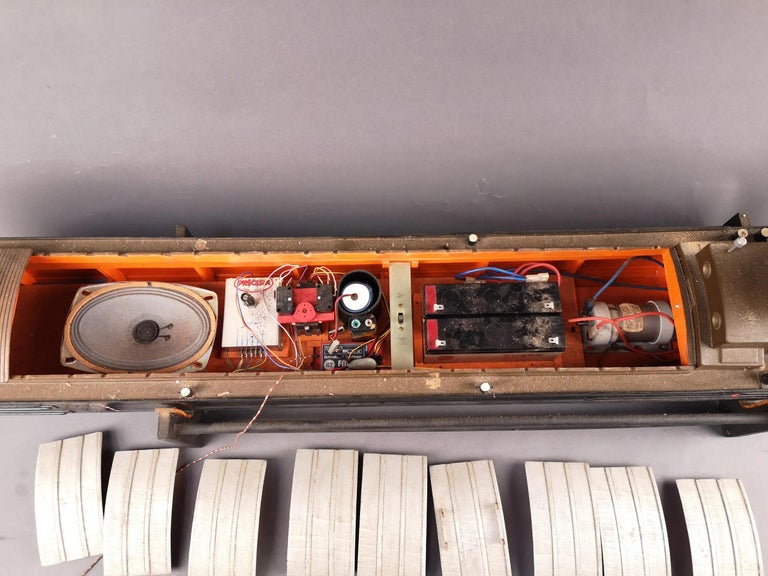 Rare Large Barge Model, in Wood and Composite Material circa 1960 For ...