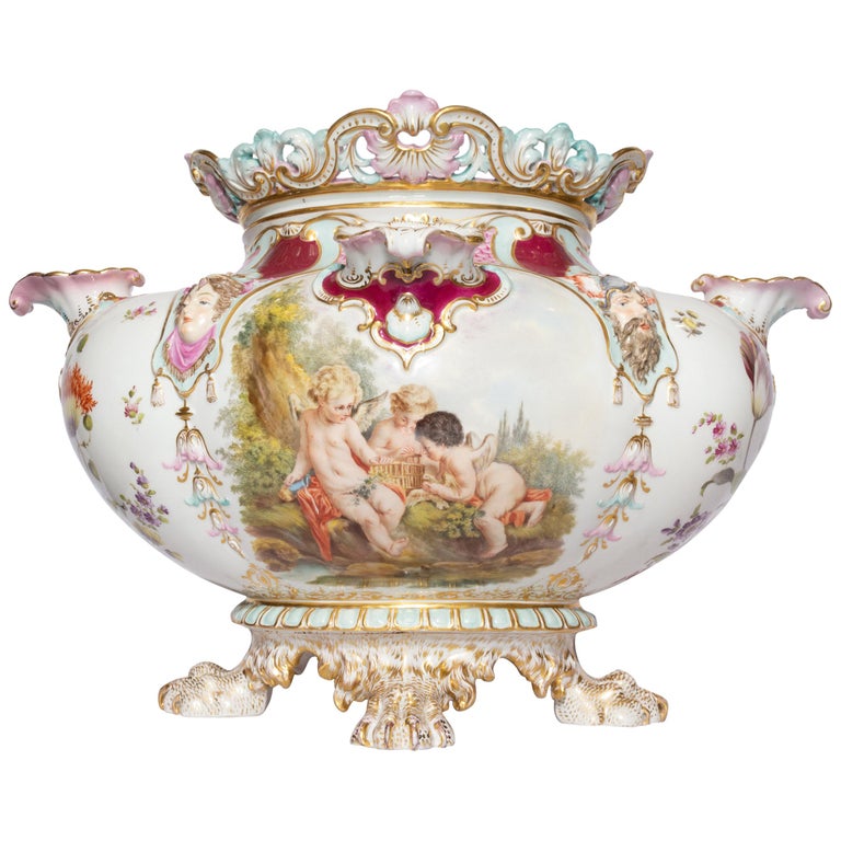 Rare Large Berlin KPM Pictorial Porcelain Vase at 1stDibs | kpm sale ...