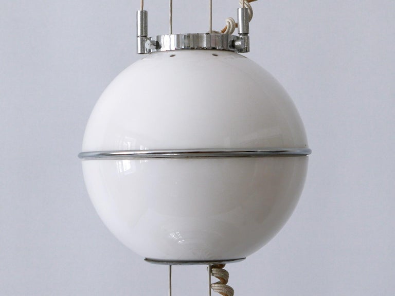 Rare and Large Mid-Century Modern Counterweight Pendant Lamp 'UFO ...